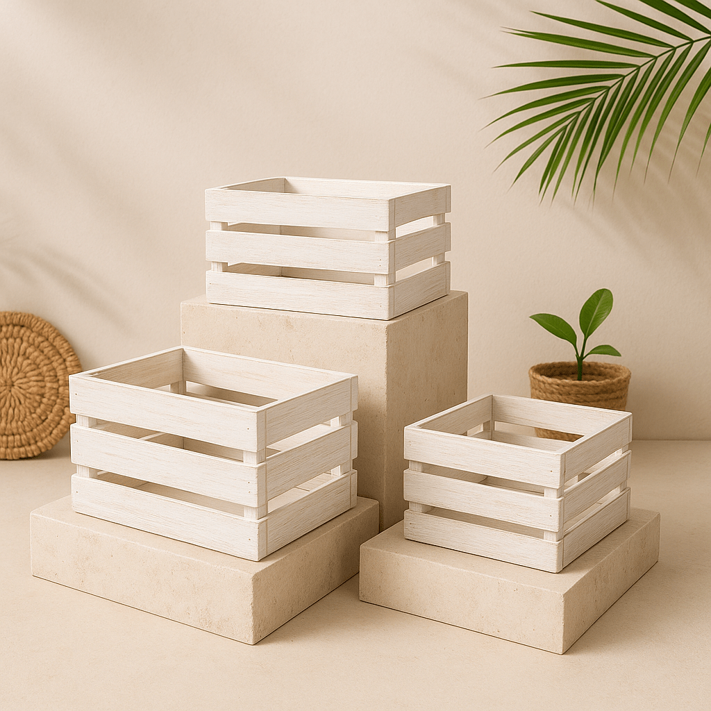 Buy Quality Wooden Fruit Boxes - SHAMTAM Collection