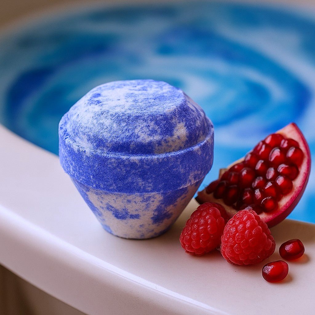 Raspberry Pomegranate Gemstone Bath Bomb | SHAMTAM