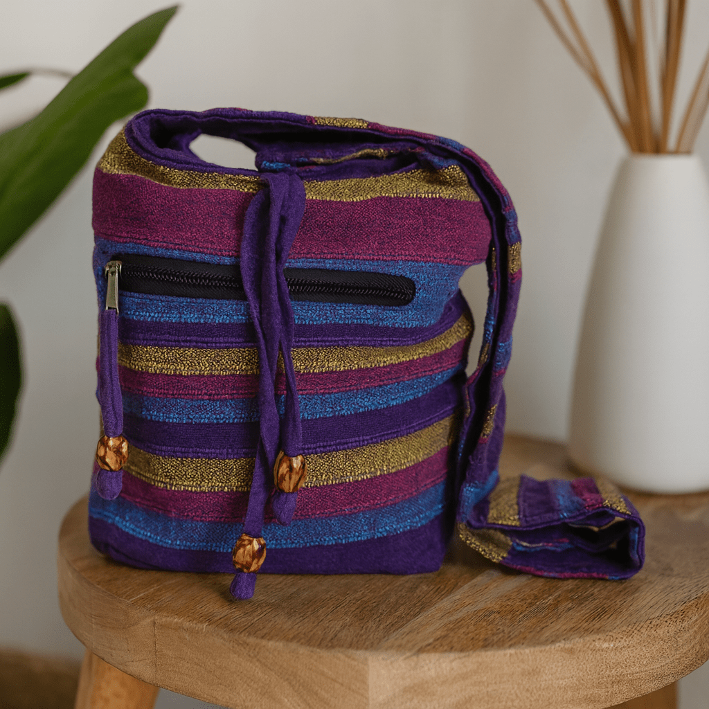 Sling Bag Wild Flowers Nepal | Stylish & Unique | SHAMTAM