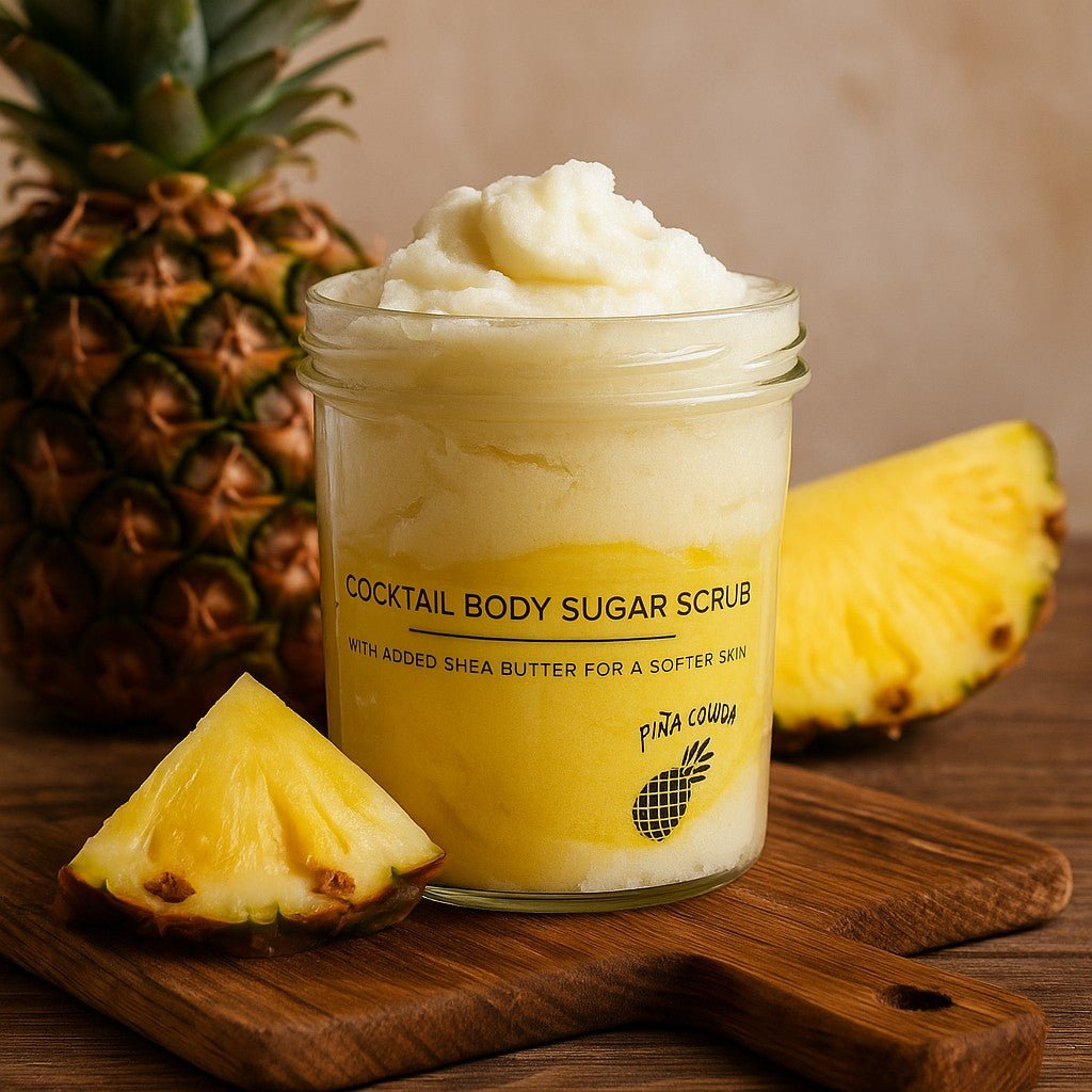 Sugar Body Scrub Pina Colada 300g | Exfoliate & Refresh | SHAMTAM